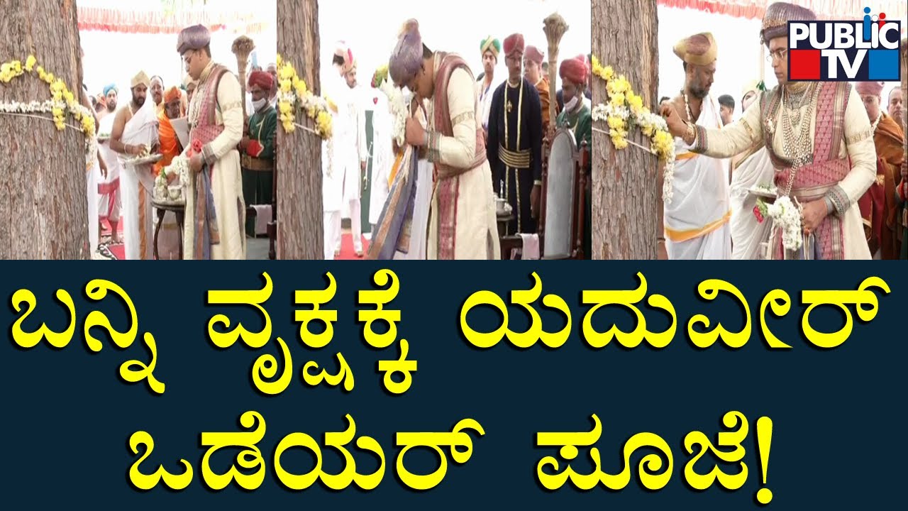 Yaduveer Wadiyar Performs Pooja To Banni Tree | Mysuru Dasara 2022 ...