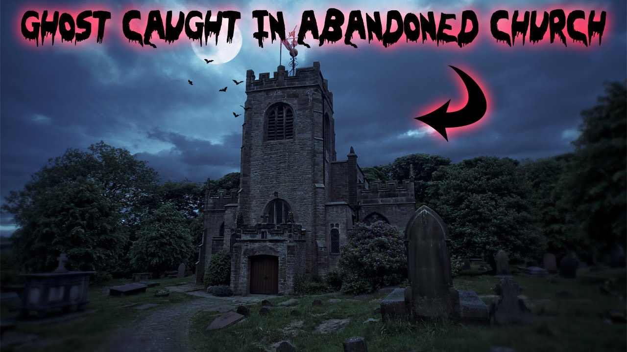 GHOST CAUGHT ON CAMERA USING THE GHOST APP IN ABANDONED CHURCH - YouTube
