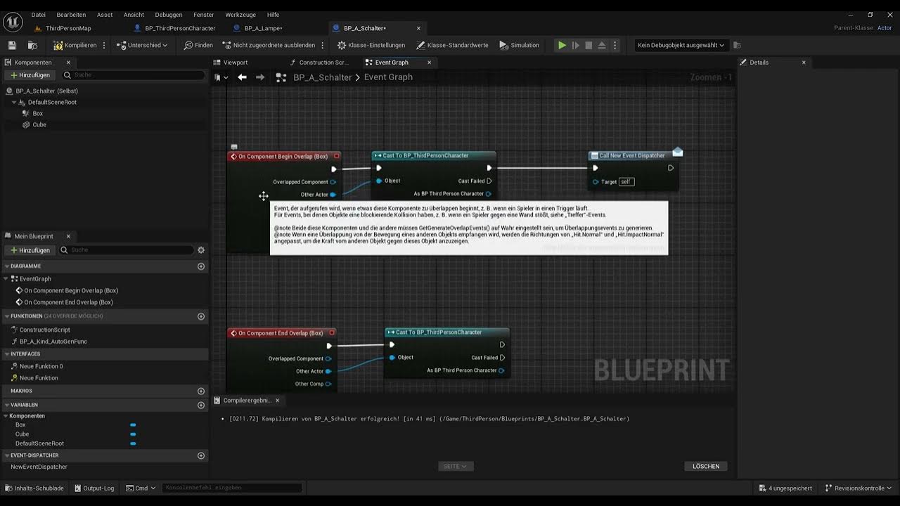 Unreal Engine 5 4 Prototyp: #15 Dispatcher richtig angewendet - YouTube