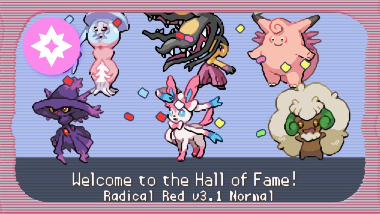 【Pokémon Radical Red】Fairy monotype - Elite 4 & Champion - YouTube