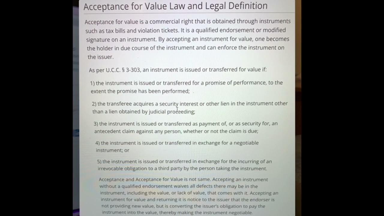 Accepted vs Accepted For Value - YouTube