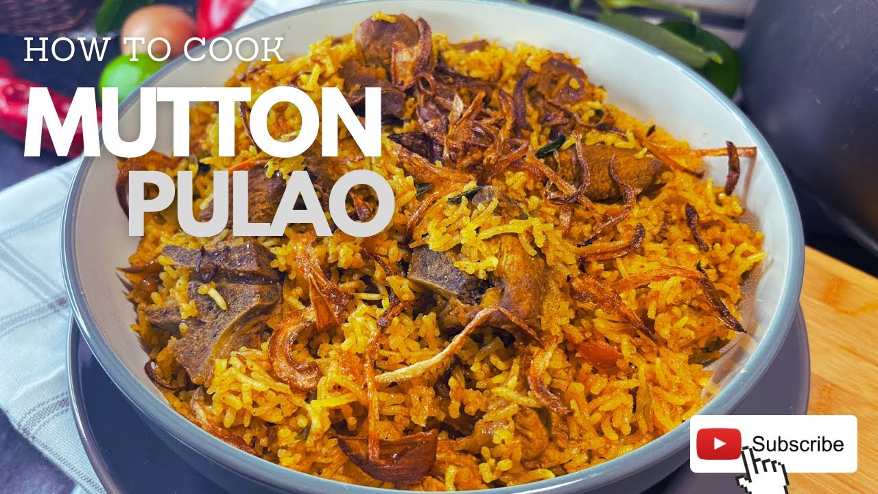 Eid Special TASTY MUTTON PULAO Recipe | Best Pulao - A step by step ...
