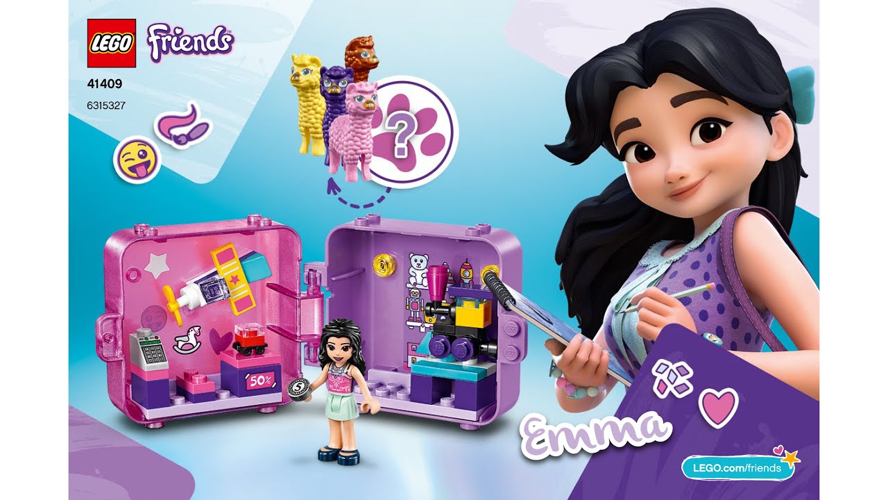 Lego Friends 41409 part 1 | Emma's Shopping Play Cube | Instructions ...