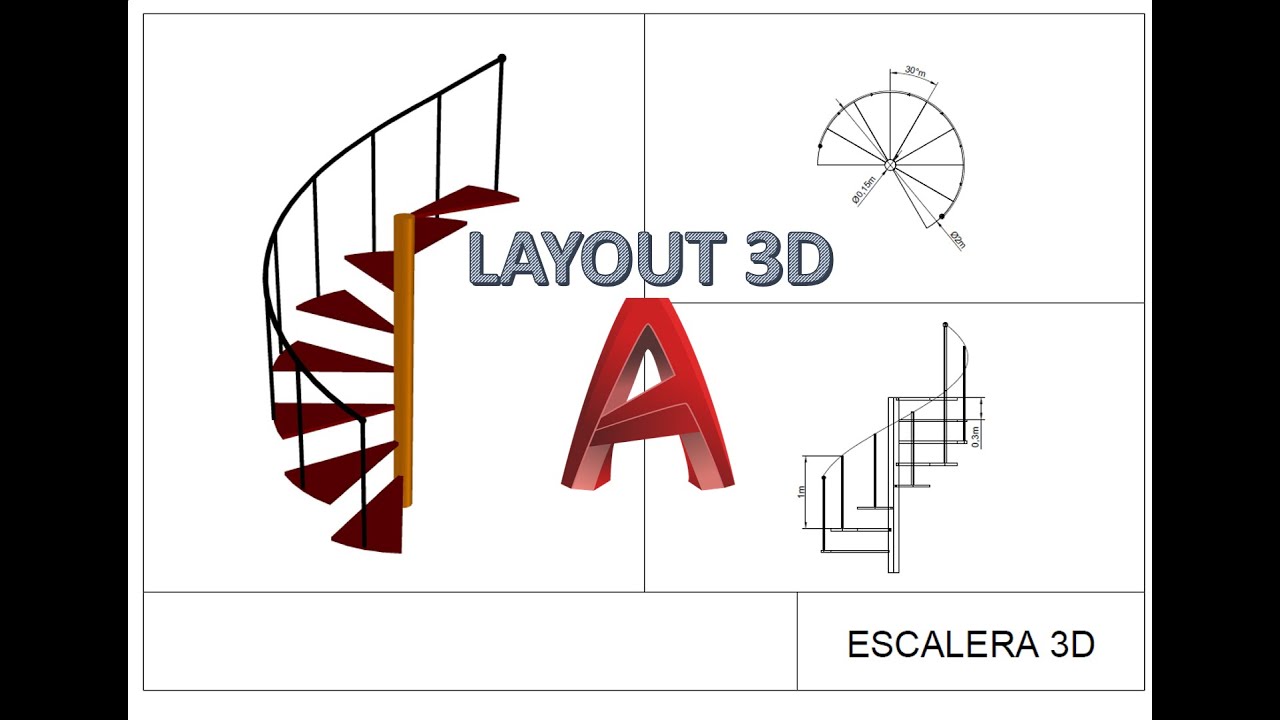 AutoCAD 3D - Presentar un modelo 3D en Layout - PDF - YouTube
