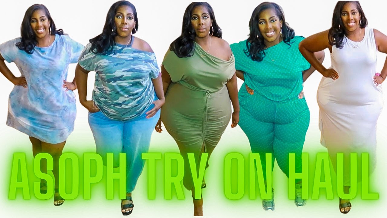 ASOPH TRY ON HAUL| PRETTY NICI| 2X/3X| MAY 2021 - YouTube