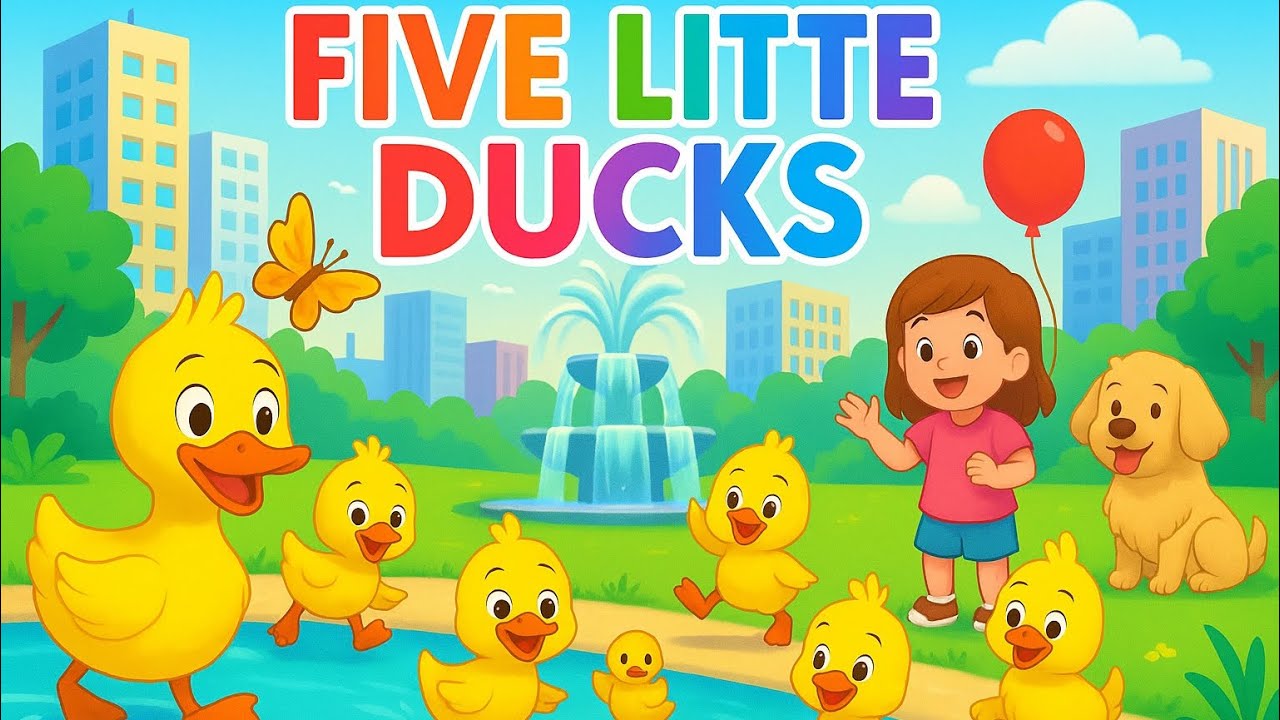 Five Little Ducks Went Out One Day | Fun Counting Song for Kids | Baby ...