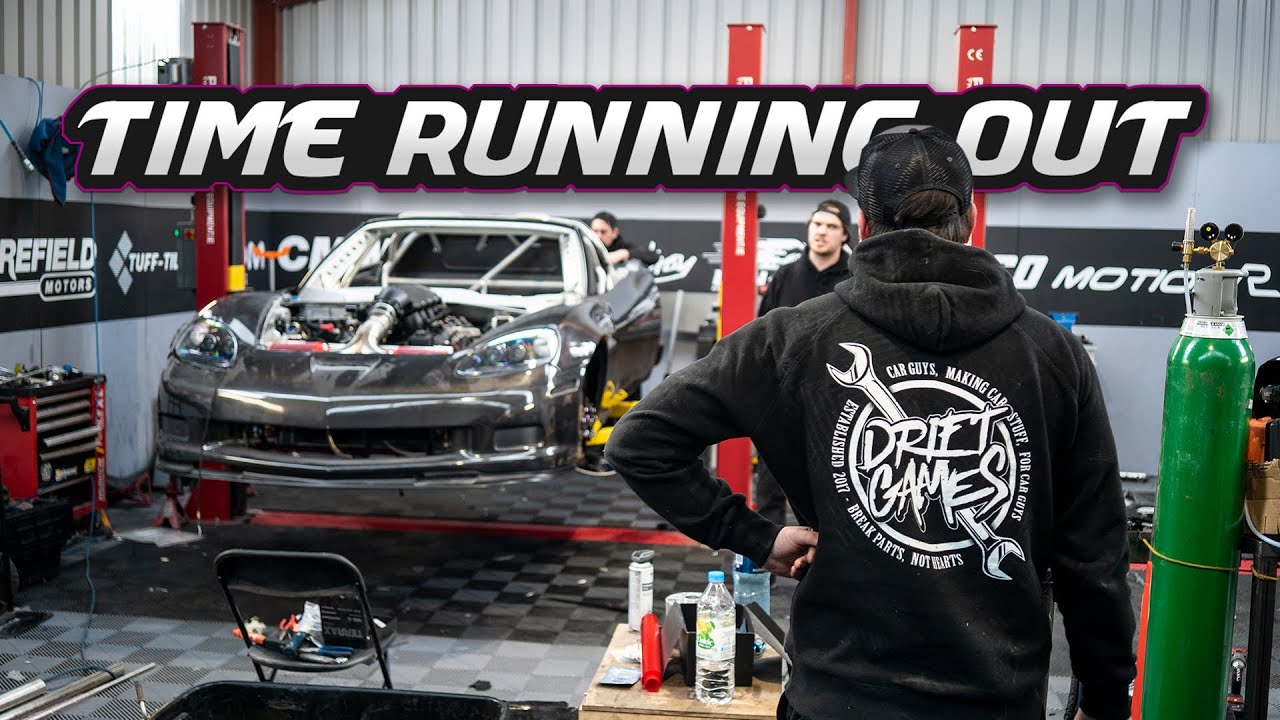 Corvette Sequential Gearbox + drivetrain GETS FITTED | 3 DAYS TO GO ...