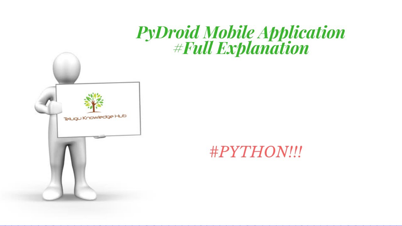 Pydroid Mobile Application Full Explanation Youtube