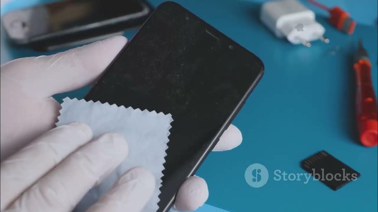 How to fix or repair a damaged mobile phone screen. - YouTube
