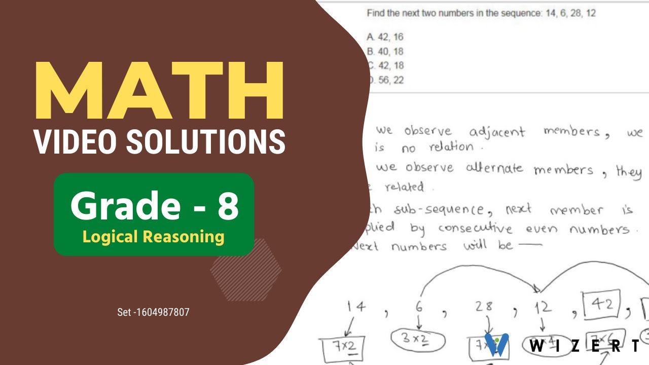 8th Grade Math Word Problems - Grade 8 Maths Logical Reasoning Word ...