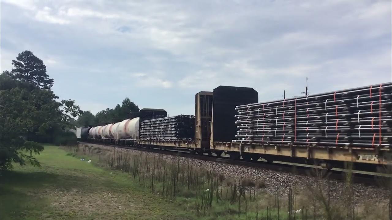 BNSF 3695 NB Brand New GEVO Tier 4 With UP Power Leads Manifest Magnolia,Tx - YouTube