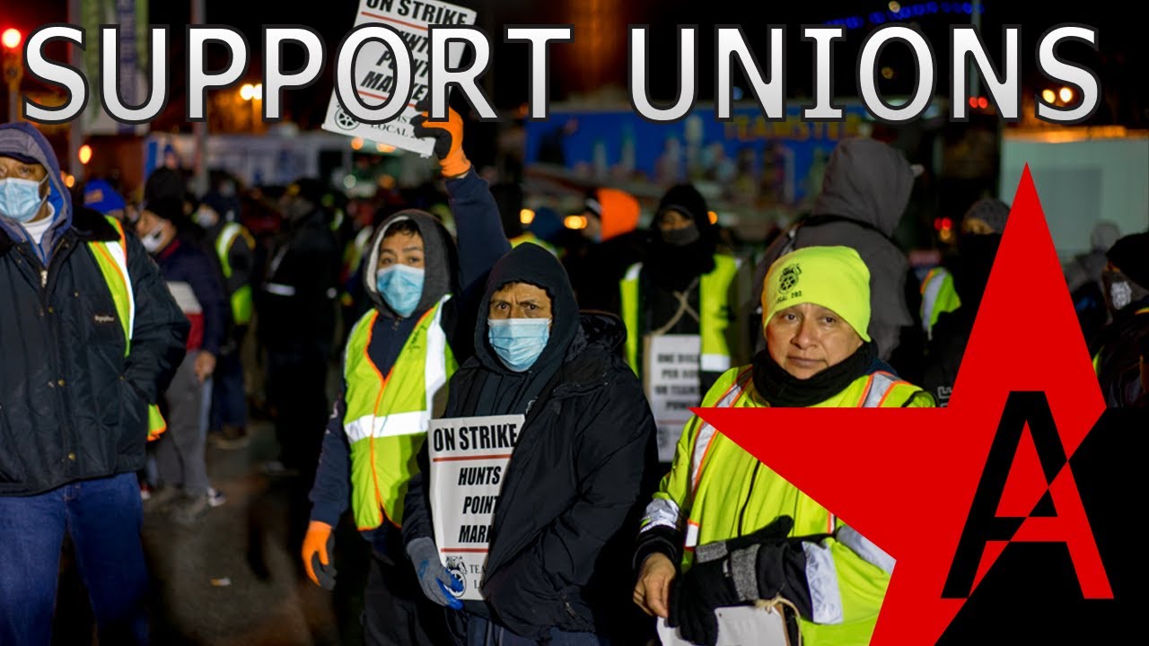 Union Strike - Support Essential Workers in NYC, Police Response, and ...