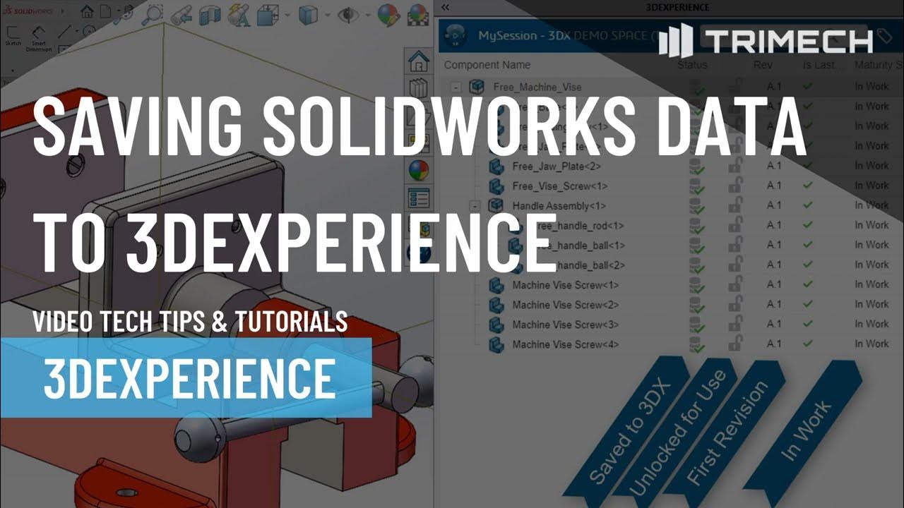 Saving SOLIDWORKS Data to the 3DEXPERIENCE Platform - YouTube