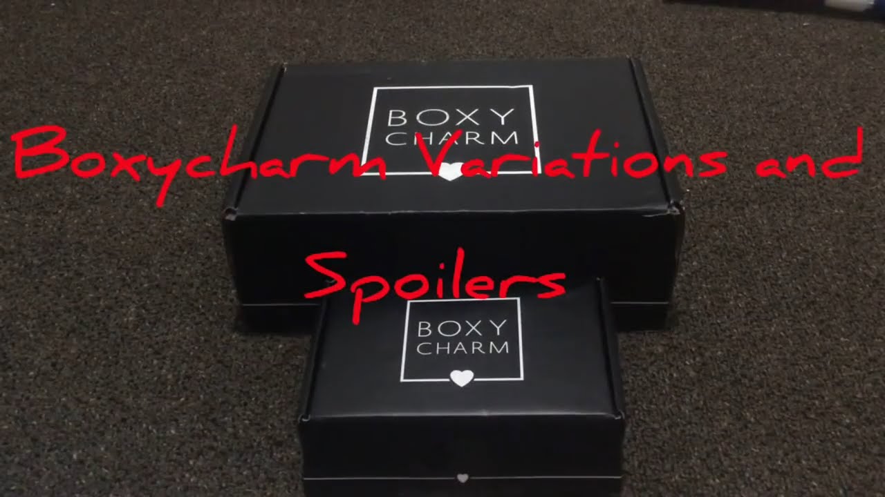 November’s Boxycharm all 3 variations and December’s BoxyLuxe spoilers ...