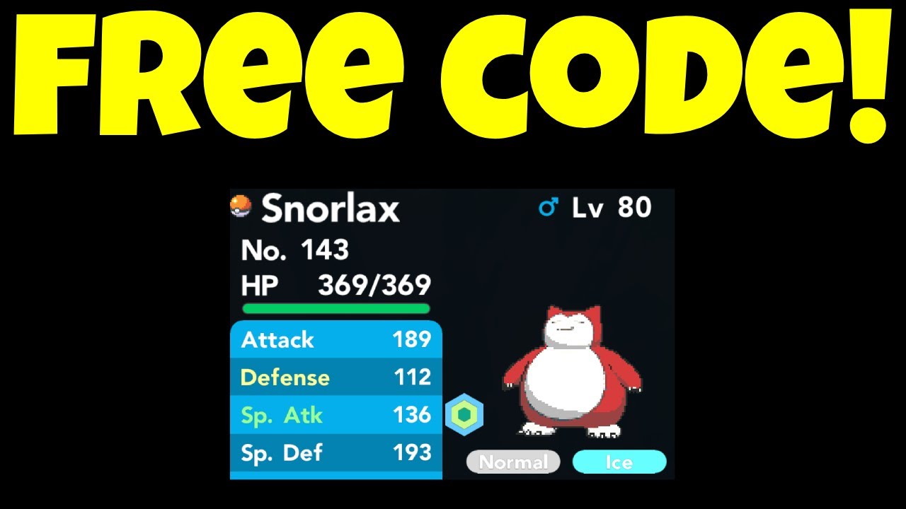 FREE CHRISTMAS SNORLAX CODE! Roblox Pokemon Brick Bronze! - YouTube