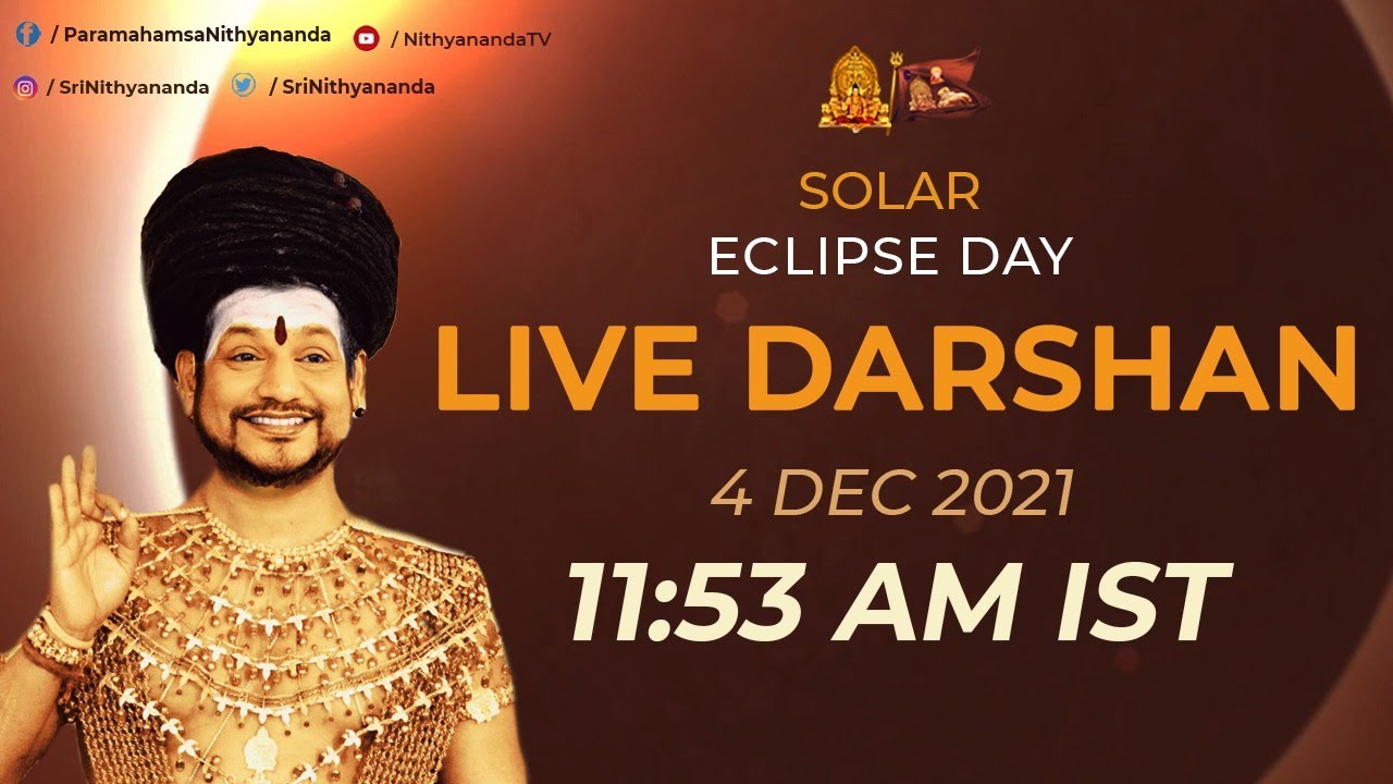 LIVE DARSHAN | Solar Eclipse 2021: The Great Possibility for ...