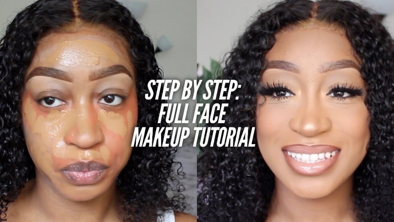 Step By Step Full Face Makeup Tutorial Youtube