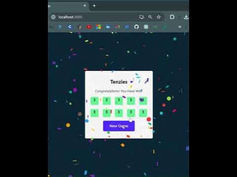 React Confetti Component #reactjs #javascript #webdevelopment - YouTube