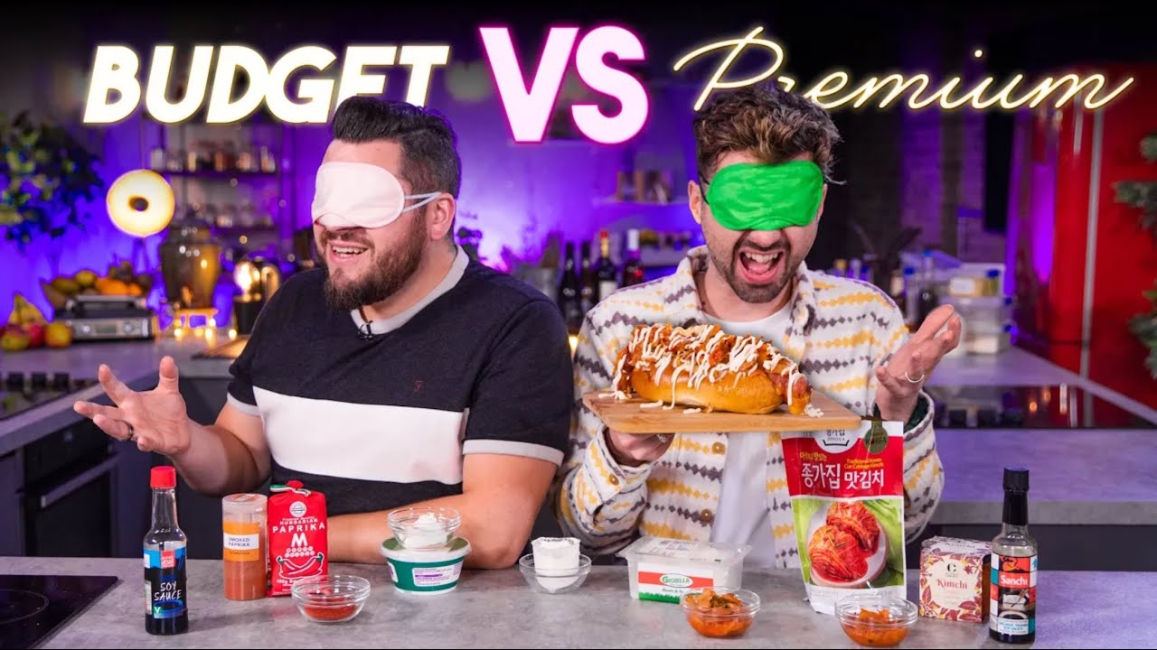 Blind Tasting BUDGET vs PREMIUM Ingredients - YouTube