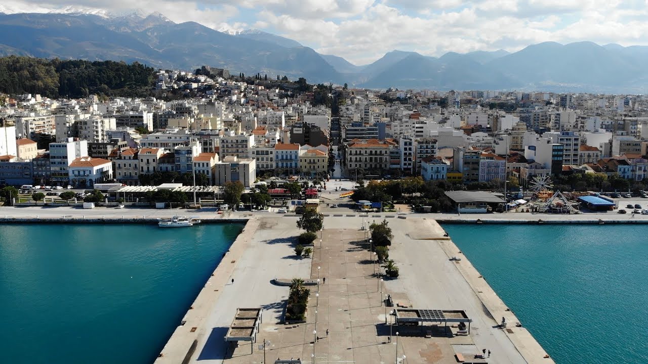 ΜΩΛΟΣ ΑΓΙΟΥ ΝΙΚΟΛΑΟΥ ΣΤΗΝ ΠΑΤΡΑ (DRONE). MOLE OF PATRAS AERIAL VIEW ...