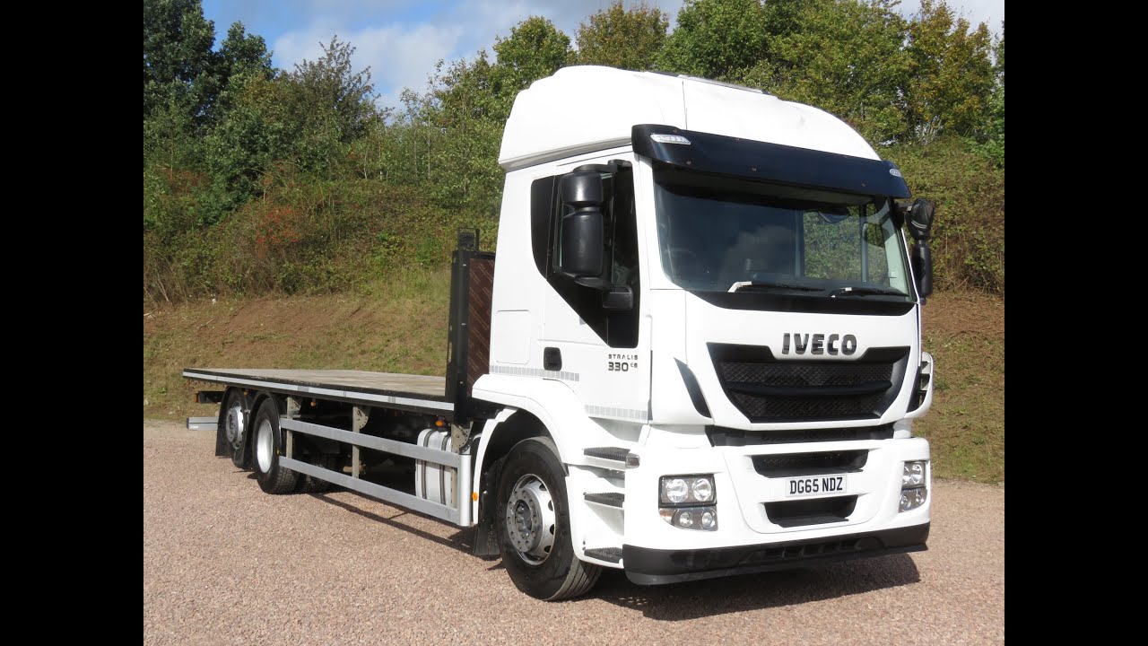 2015 65 Iveco Stralis 330 Euro 6 6x2 Rear Lift & Steer Flatbed FG65NDZ ...