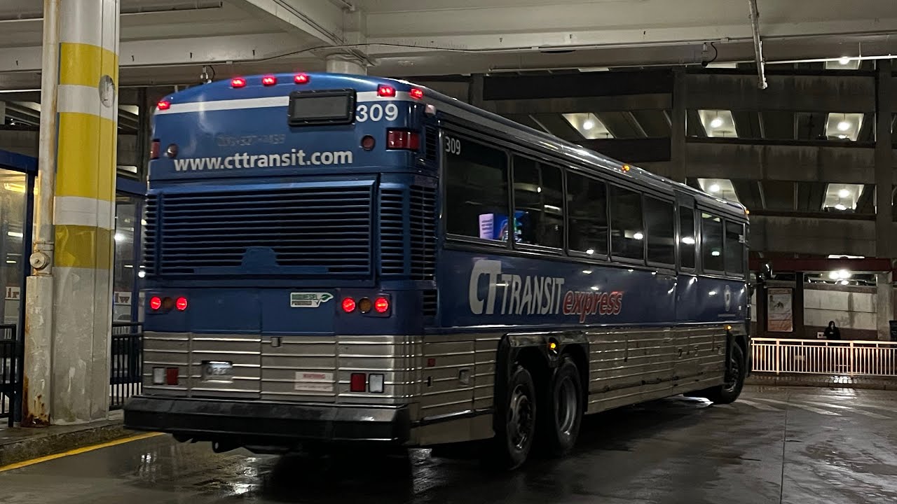 CTTransit Express: Onboard D4500CL 971 Express From Stamford Trans Ctr ...