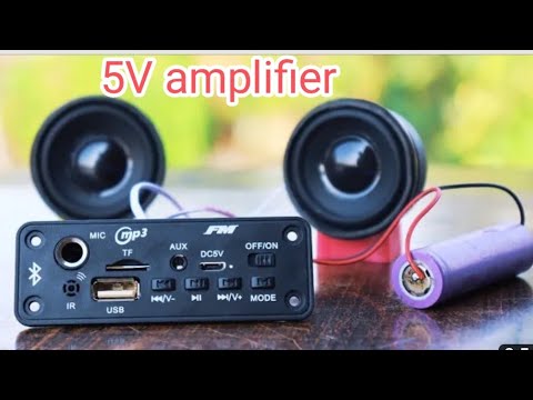 5V Bluetooth module Wiring Mic Test Module Sound test - YouTube