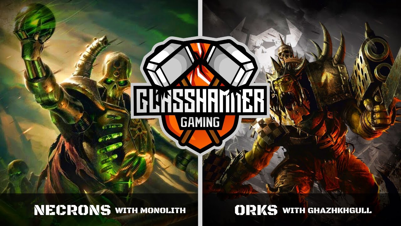 Necrons vs Orks: Warhammer 40,000 Battle Report - YouTube