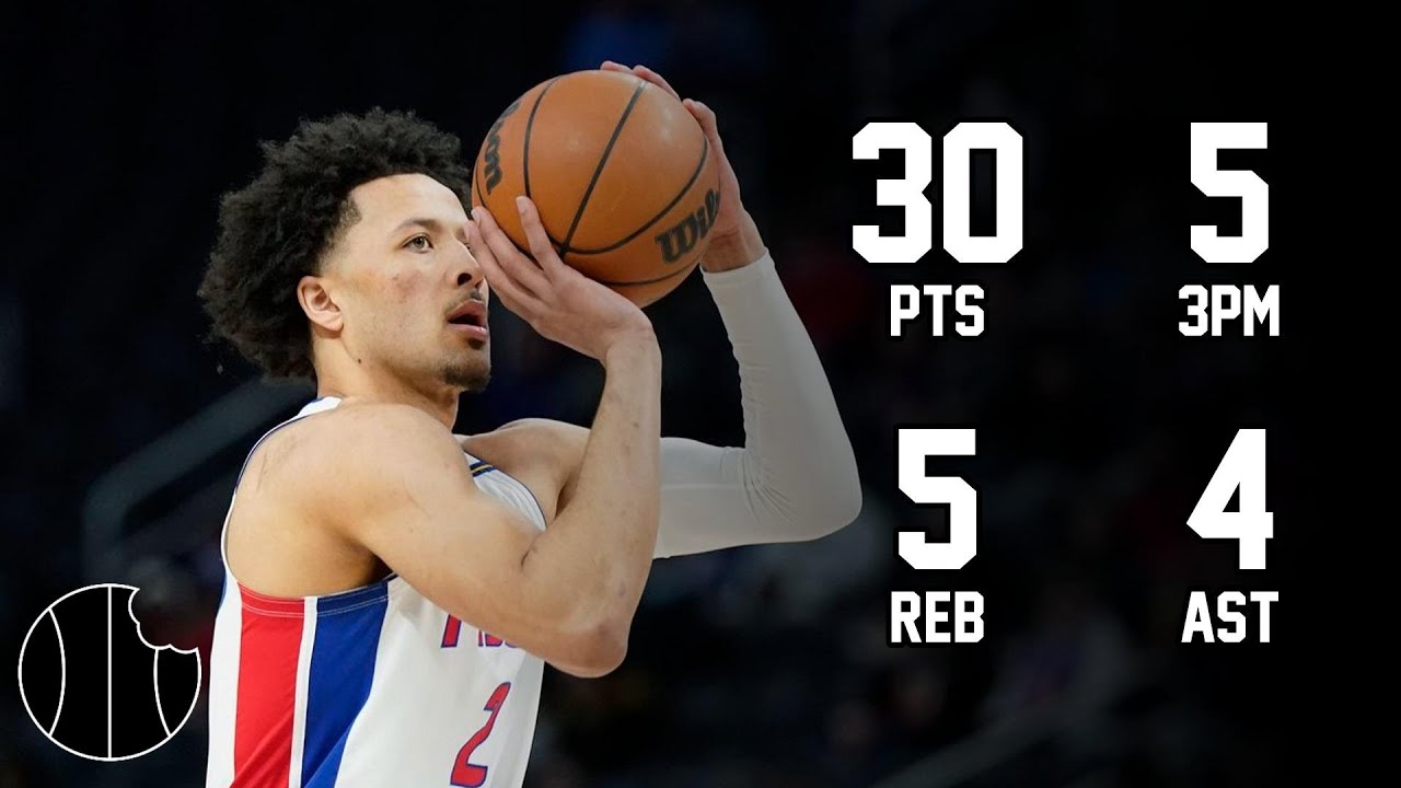 Cade Cunningham Highlights | Pistons vs. Trail Blazers | 1st Nov 2023 ...