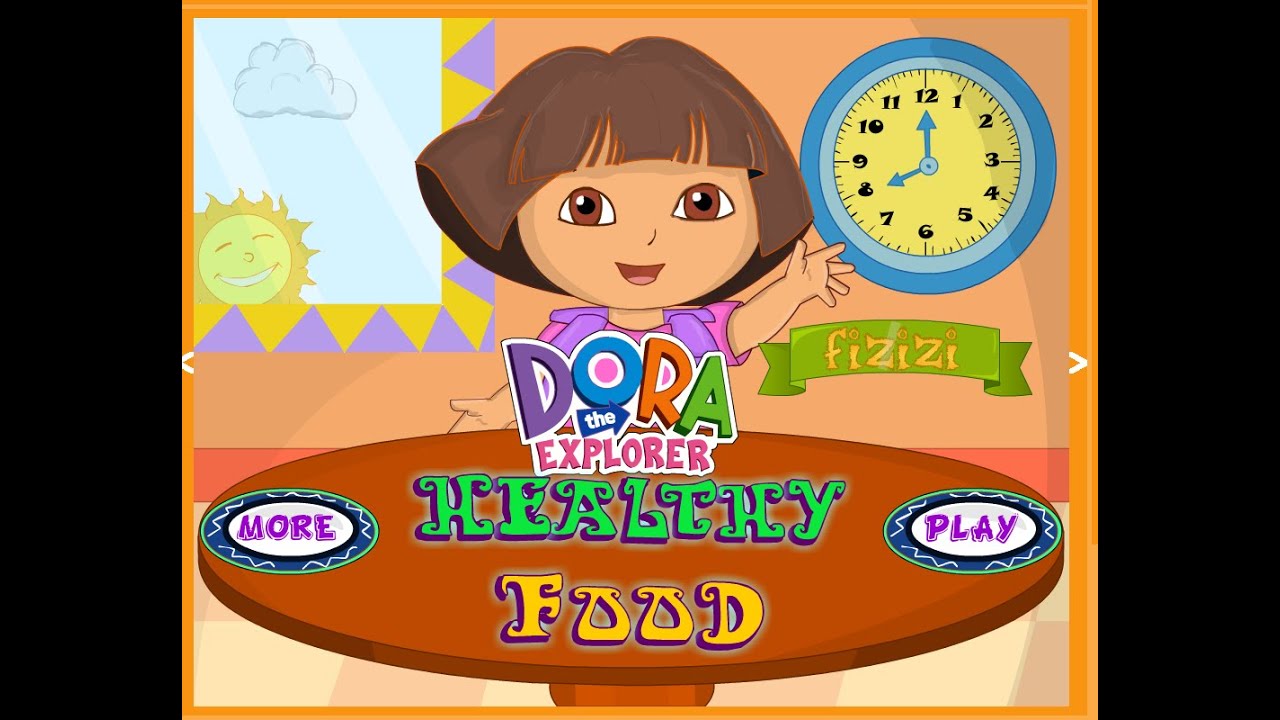 Dora The Explorer Online Games Dora Healthy Eating Game - YouTube