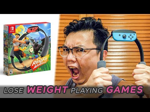 Weight Loss By Playing Video Game - Ring Fit Adventure - YouTube