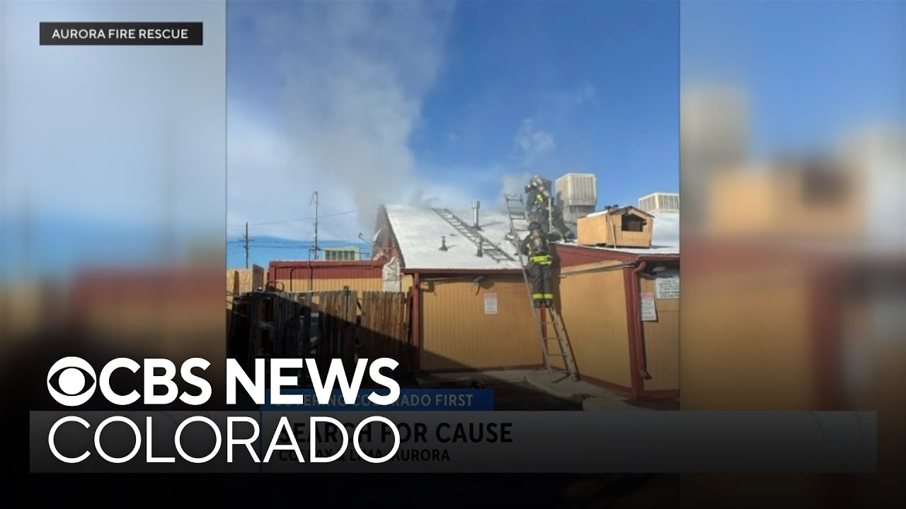 Aurora Fire Rescue investigates building fire - YouTube