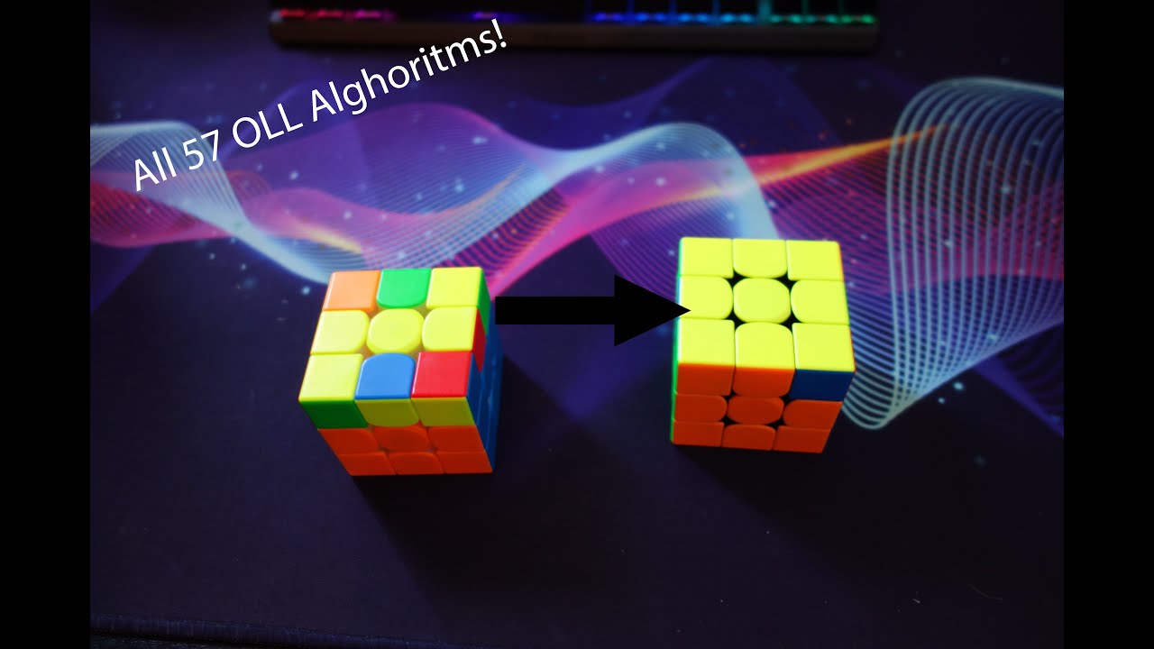 All 57 OLL Algorithms! (Orientation of Last Layer) - YouTube