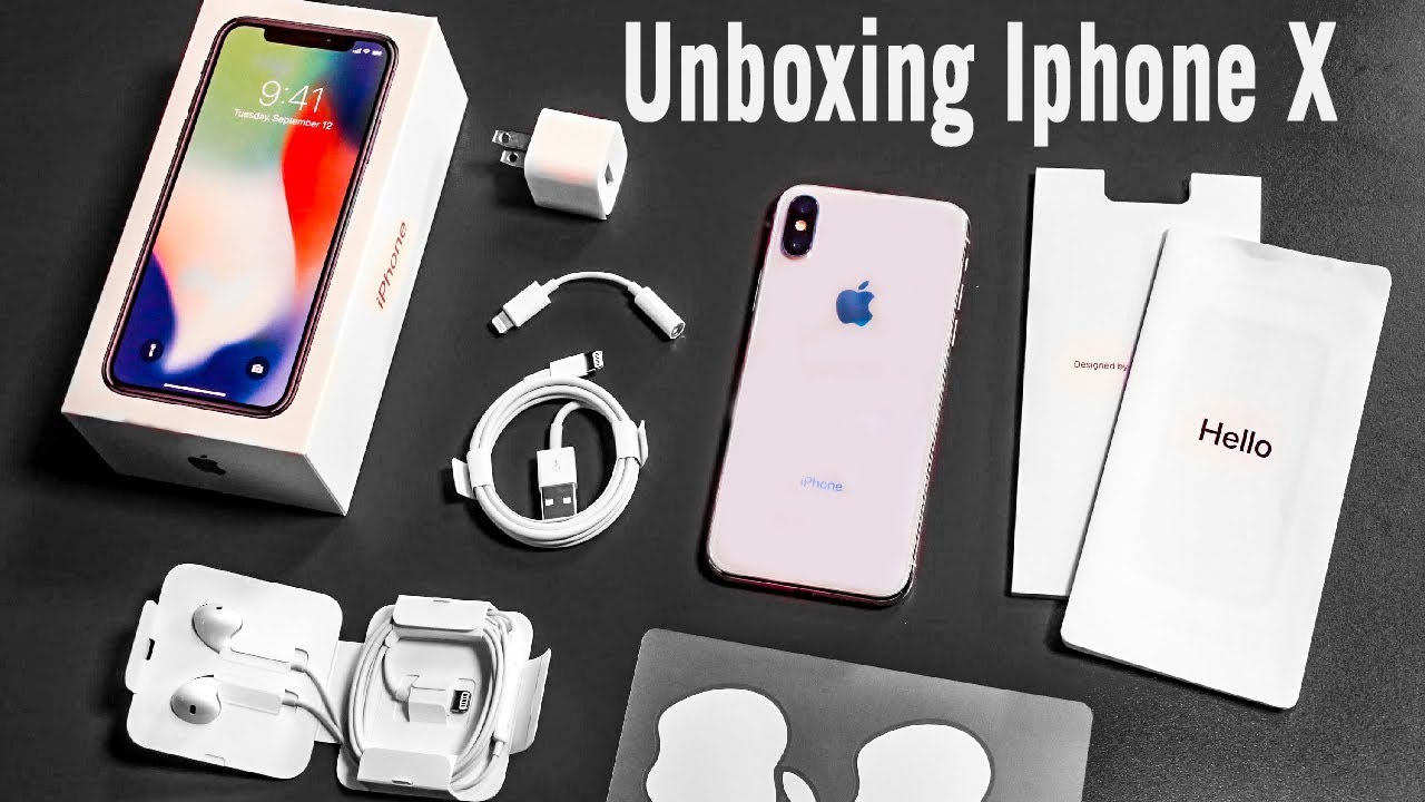 iPhone X Unboxing || Apple iPhone X Unboxing and Review || iphone x ...