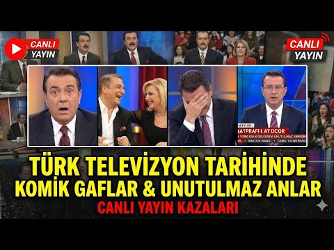 Gülmekten Kırılacaksınız! 😂 Türk TV Tarihinin Efsane Canlı Yayın Gafları