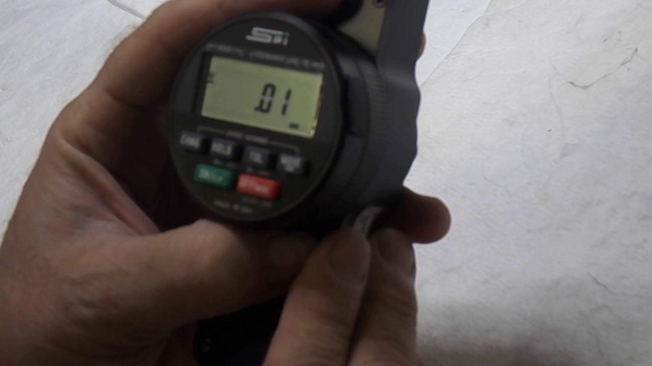 SPI Dial Indicator Test - YouTube