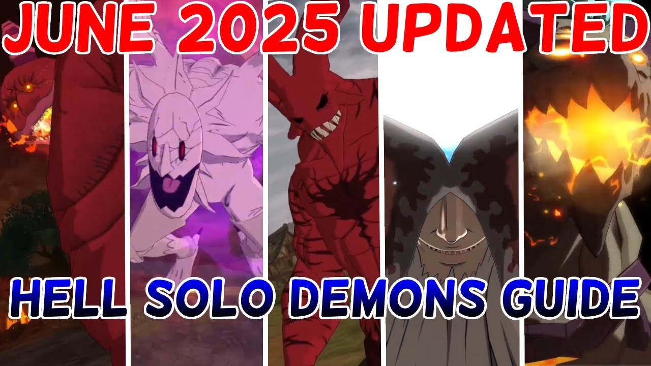 SOLO EVERY HELL DEMON GUIDE UPDATED - The Seven Deadly Sins Grand Cross - YouTube