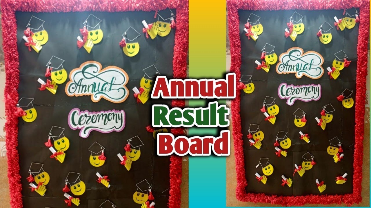 How To Design Annual Result Board🌹🌹 | Handi Craft - YouTube
