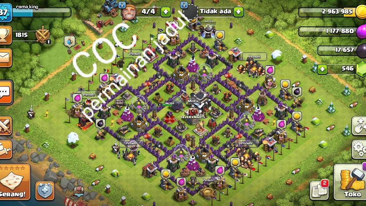 Main COC game jadul!!!!! - YouTube