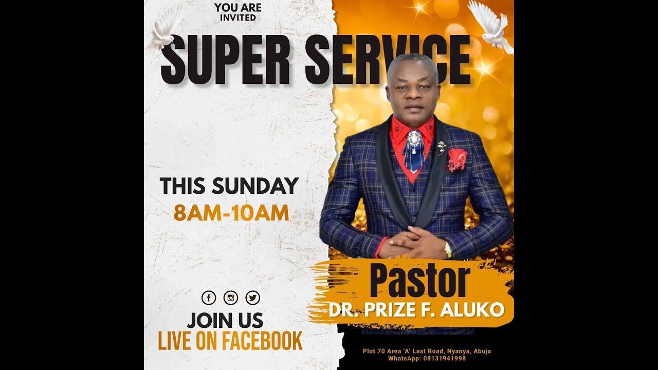 SUNDAY THANKSGIVING SERVICE (LAST SUNDAY OF JULY 2024) 28-07-2024 - YouTube