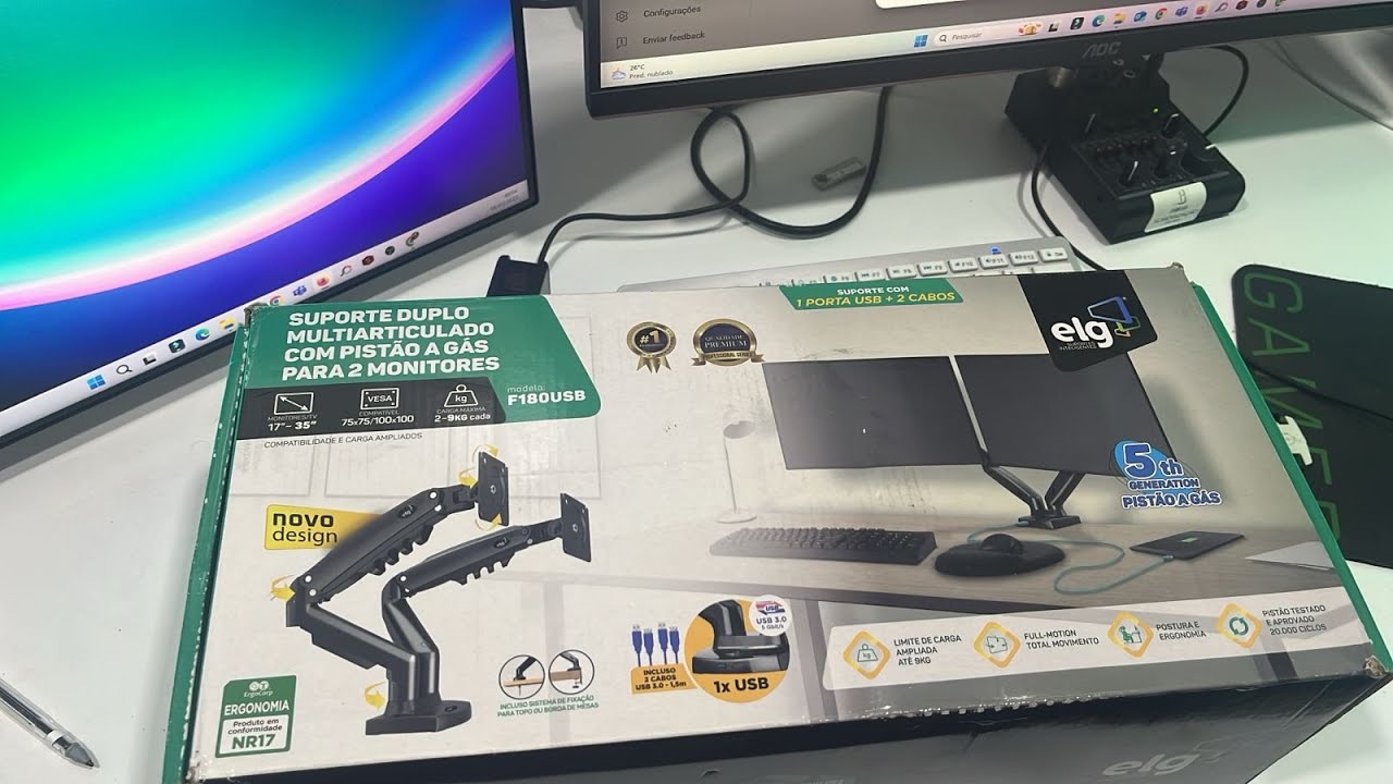 Suporte para monitores ELG - YouTube