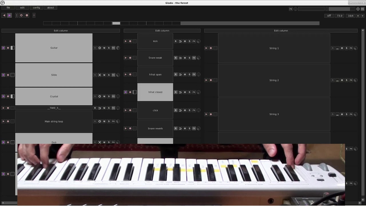 Giada Loop Machine demo #3 - The Forest - YouTube