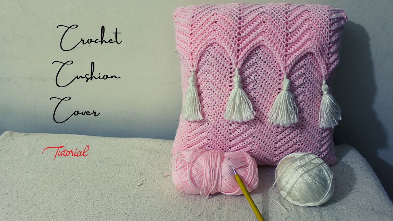 Crochet Cushion Cover Tutorial | Crochet Cushion Cover Designs Patterns ...