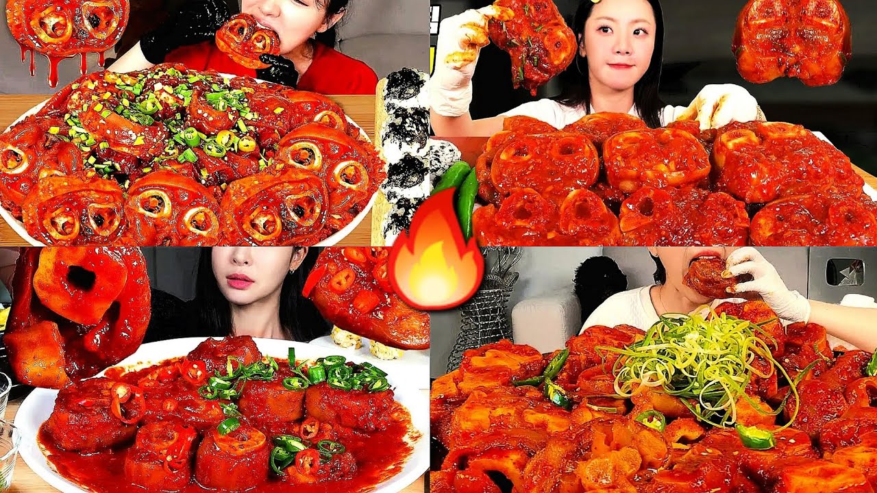 Watch 2x 🔥Braised beef feet mukbang 😋🤤mouth watering 😋 - YouTube