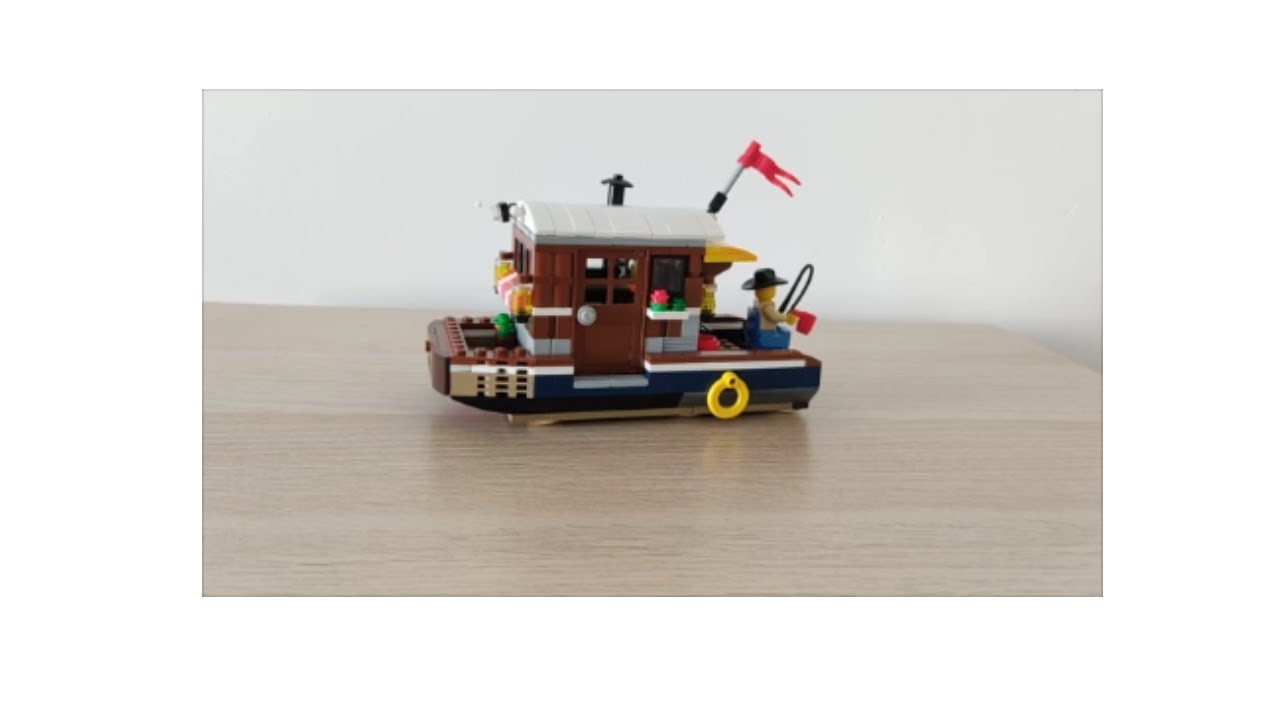 LEGO Riverside Houseboat - YouTube