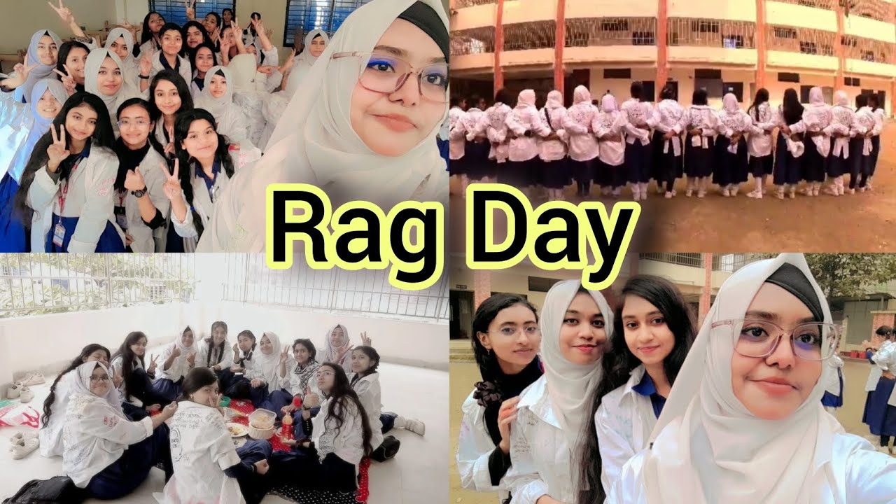 Rag Day SSC 2K25 Batch🌸|| The End of School Life🥹🏫 - YouTube