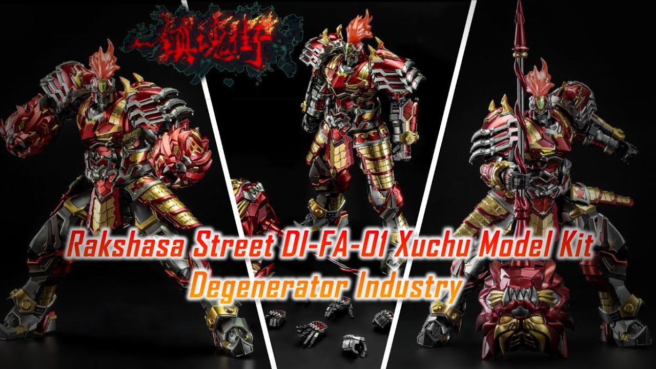 Rakshasa Street DI-FA-01 Xuchu Model Kit | Degenerator Industry - YouTube