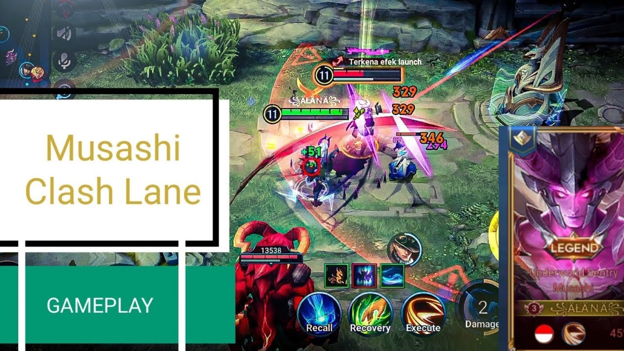 GAMEPLAY || Musashi Clash Lane || BEGINI YAH RASANYA MUSASHI CLASH LANE ...
