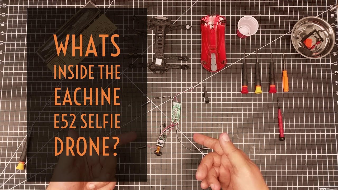 Video Drone - Whats Inside the Eachine E52 Selfie Drone! - YouTube