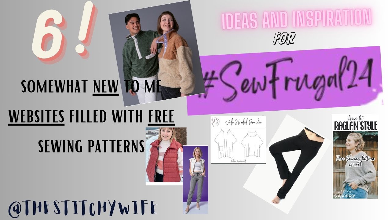 #SEWFRUGAL24 Sewing and freepattern inspo. SIX NEW to me websites ...